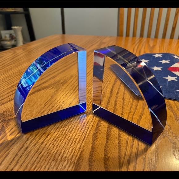 Max Studio | Office | Nwt Max Studio Pair Of Navy Blue Quarter Circle ...